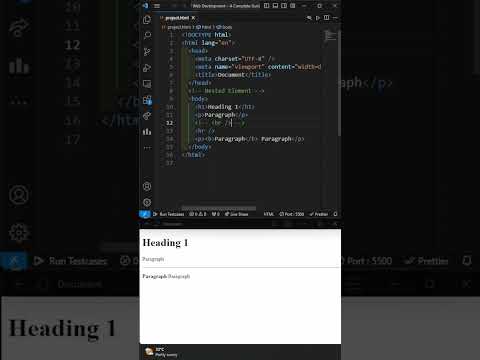 #6 HTML Elements