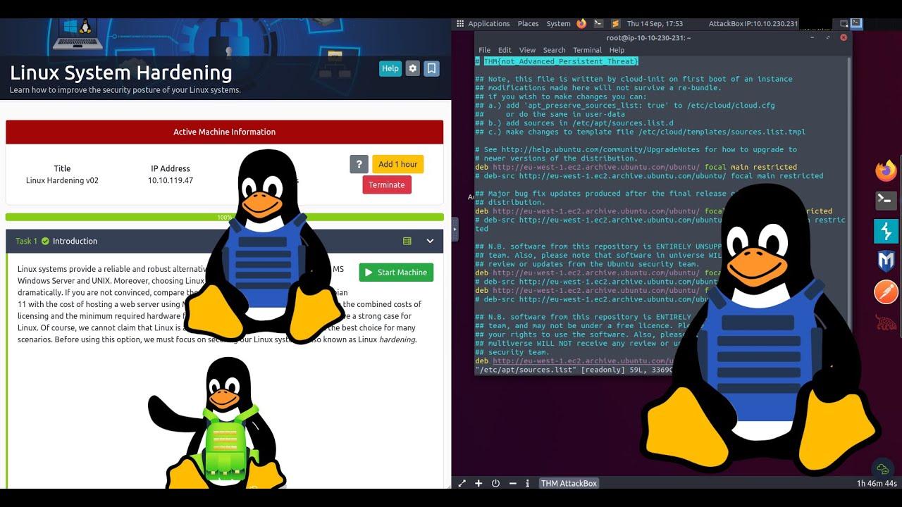 Linux System Hardening TryHackMe