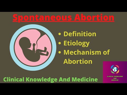 Spontaneous Abortion | Definition, Etiology and Mechanism of Abortion
