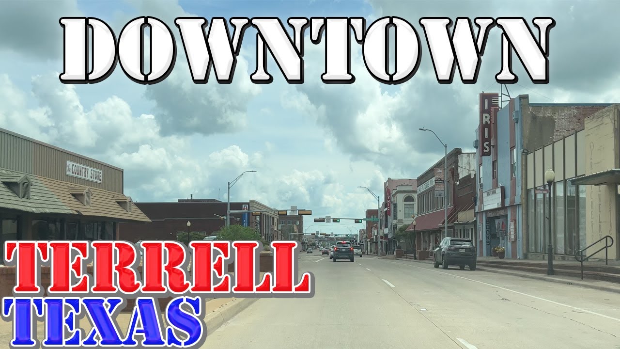 Terrell - Texas - 4K Downtown Drive