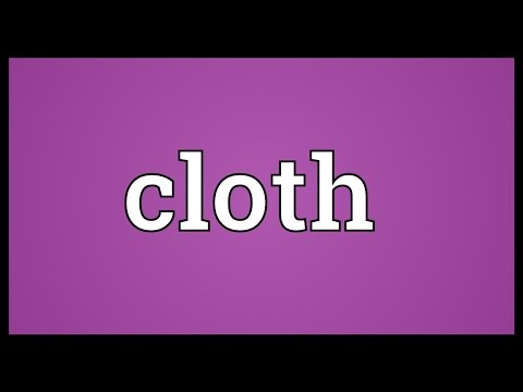Cloth Meaning