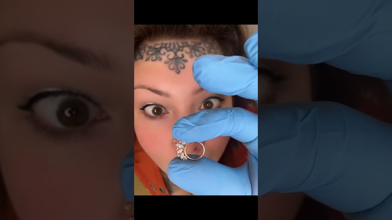 Me everytime I put gold piercing jewelry into my clients 😁🤌🏻✨ literally