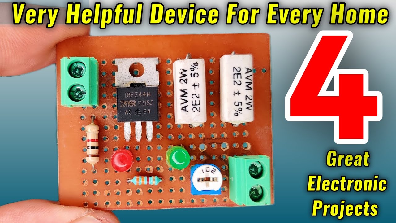 Top 4 Helpful Electronics Projects for Beginners with Basic components
