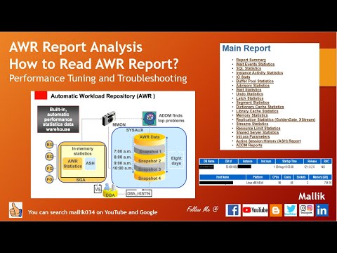 Learn AWR Report Analysis How to Read AWR Report Performance Tuning and Troubleshooting PT 2 ...