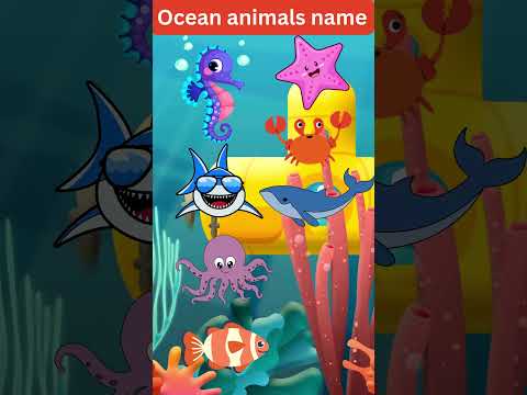 Ocean animals name for kid's #ocean #animal #kidsvideo