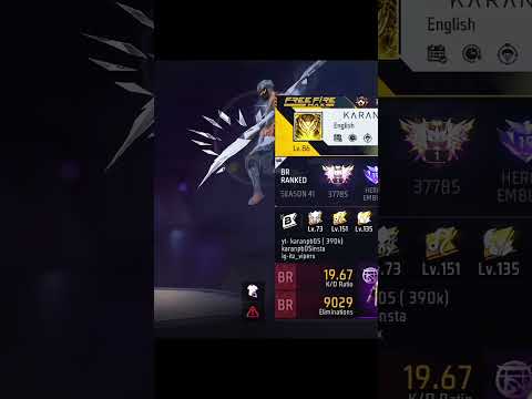 Free fire region top 1 player|| KARANPB05 grandmaster player || ???? #freefire #viral #trendy #ffreel