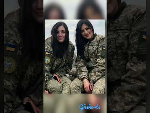 Ukraine female military π#facts #viral #ukraine#trending #gk #knowledge