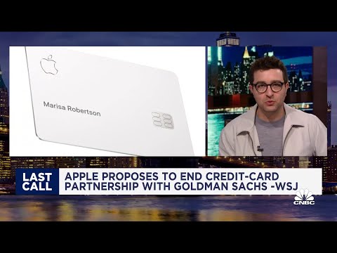 Apple reportedly ending credit-card partnership with Goldman Sachs