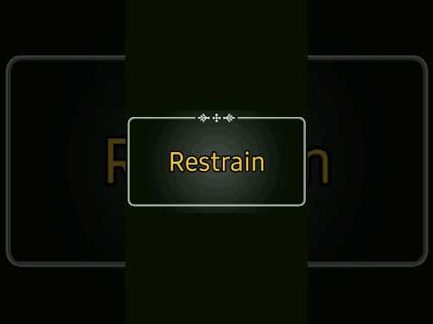 English to Hindi (Restrain) translation #englishvocabulary #gk #dictionary