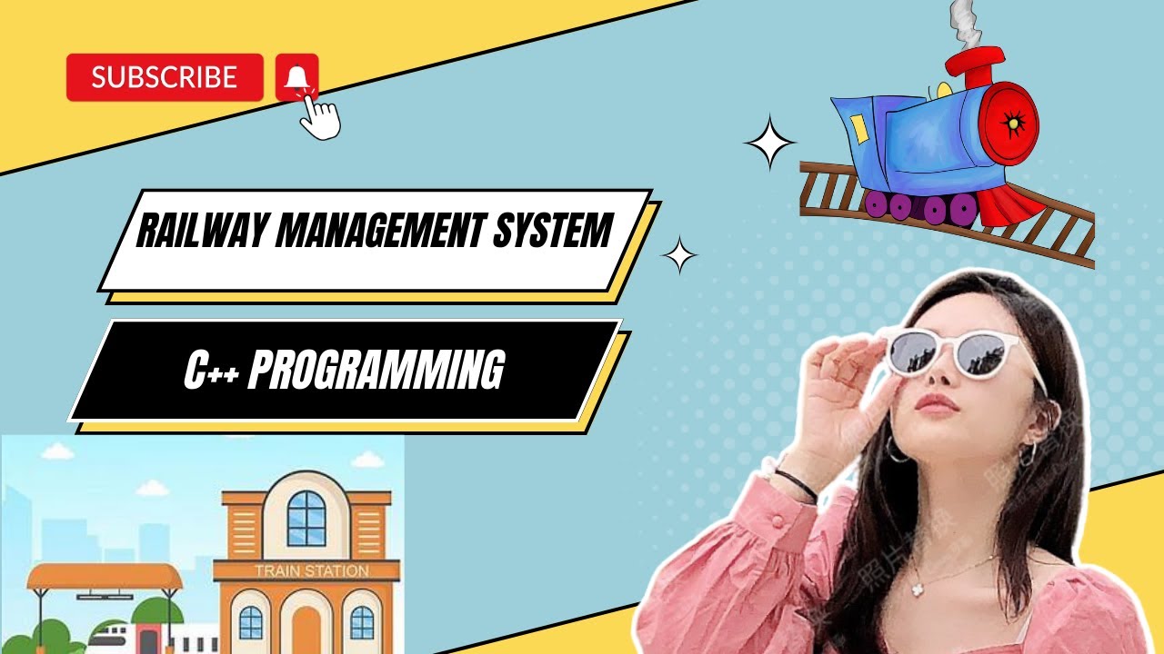 Railway Management System | C++ project | Source Code in GitHub