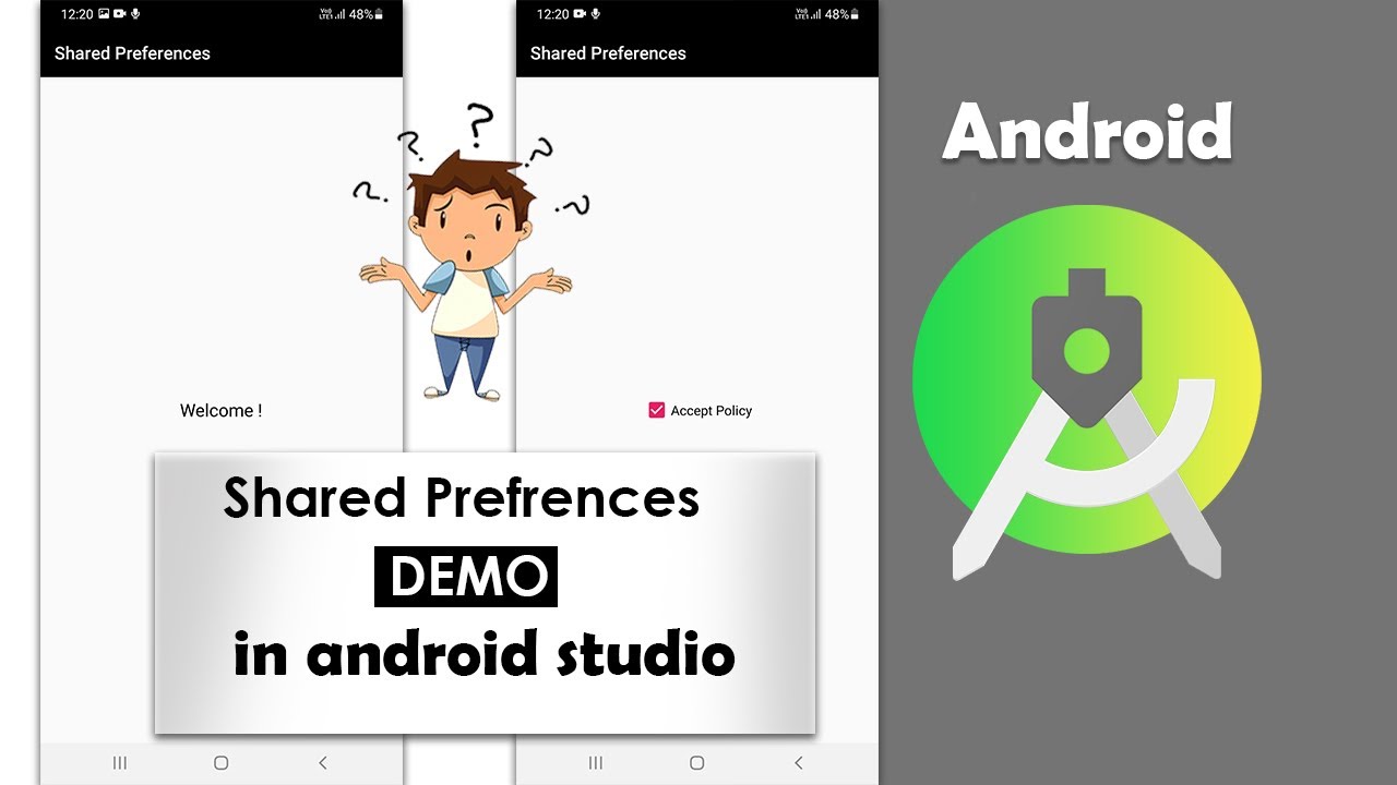 Shared Preference CheckBox Example in Android Studio | SharedPreference | Android tutorial | #79
