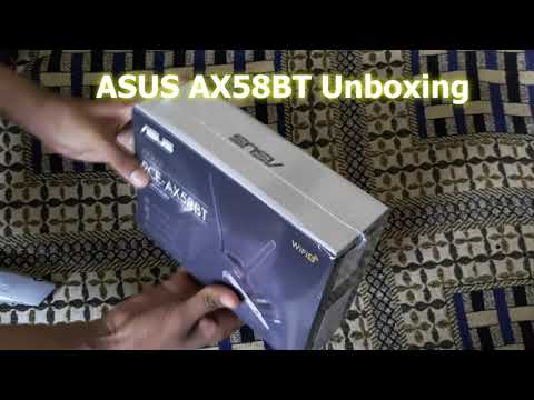 ASUS PCE-AX58BT Unboxing