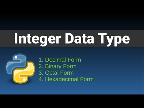 Integer Data Type in Python 3