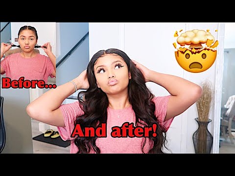 HOW I INSTALL MY LACE FRONT WIGS!!! | Tinashe hair review