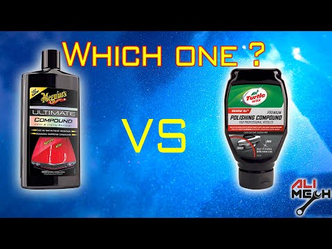 Meguiars Ultimate Compound vs Turtle Polishing Compound/how to remove swirl marks on car easily