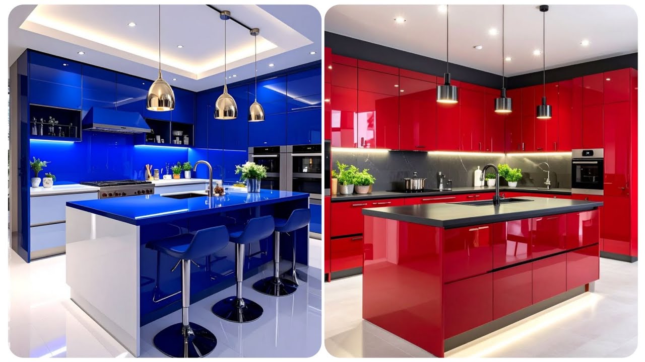 100 Modular Kitchen Design Ideas 2026 Open Kitchen Cabinet Colors Modern Home Interior Design Ideas