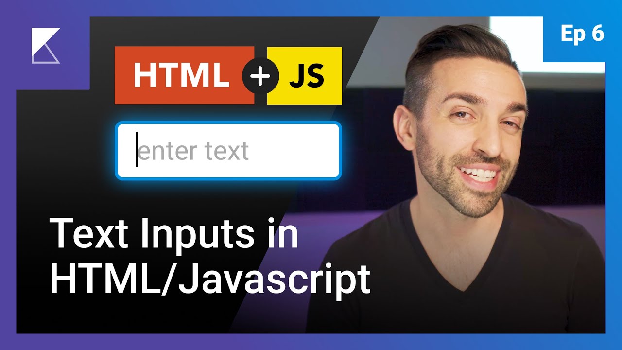 Text Inputs in HTML/Javascript - Learn to Code - Ep 6