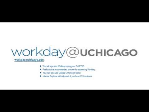 Workday@UChicago - Updating Personal Information