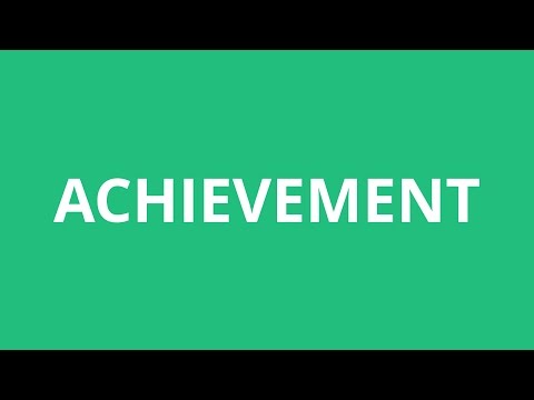 How To Pronounce Achievement - Pronunciation Academy