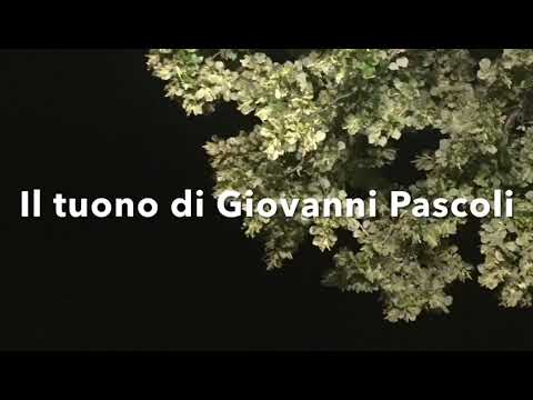 "il tuono" di Giovanni Pascoli