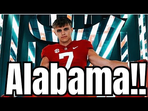 Alabama adds ⭐️ ⭐️ ⭐️ ⭐️ TE Mack Sutter