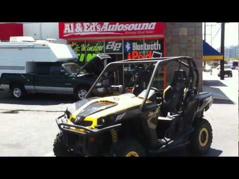 2010 Can Am Commander JL AUDIO SSV WORKS ipod SOUND SYTEM Al & Ed's Marina