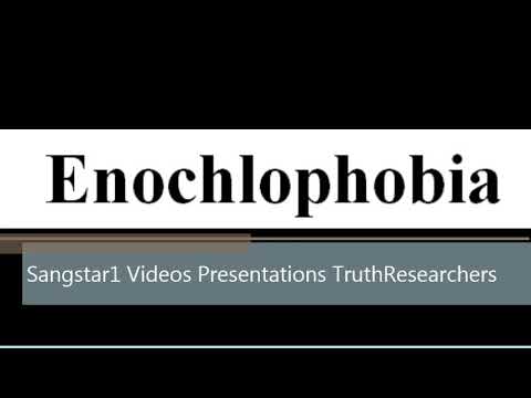To say a word Enochlophobia