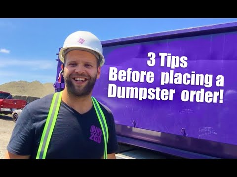 3 Tips Before placing a Dumpster Order | Guide by Bins2GO