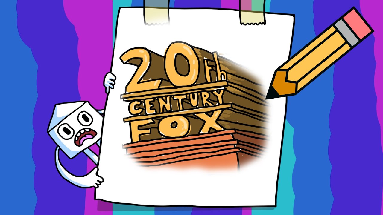 20th Century Fox Logo HOW TO DRAW - Drawing Lesson Tutorial