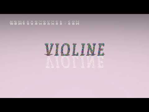 violine - pronunciation