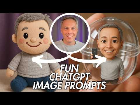 I Made These Adorable Toys From a Selfie… Using FREE ChatGPT! ???? (No Photoshop Needed)
