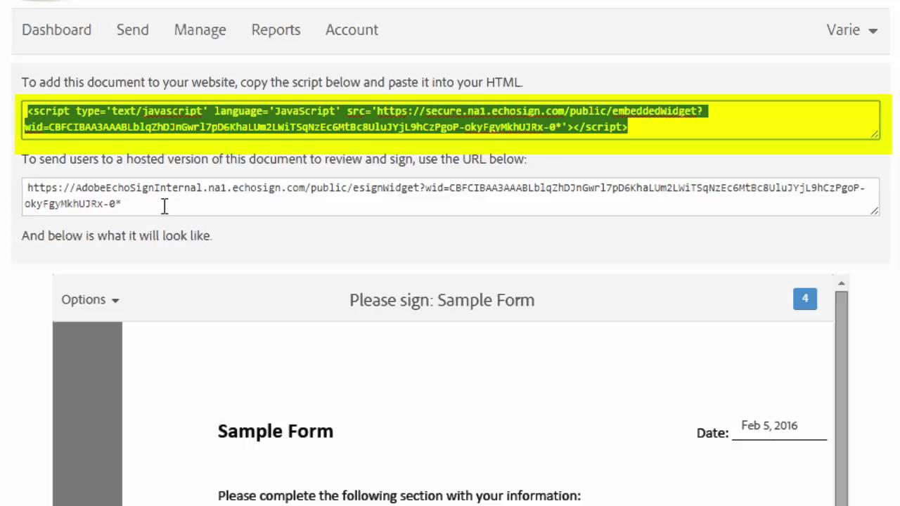 Creating a widget | Adobe Acrobat