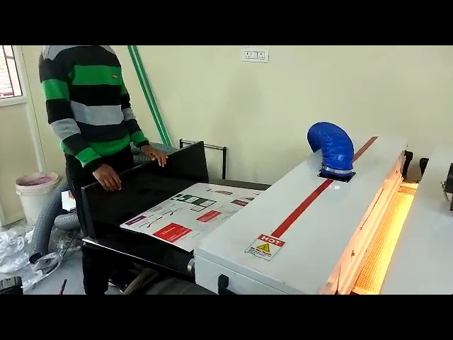 Roller Coater Machine - Hand Feeded Roller Coater machine with Dryer ...