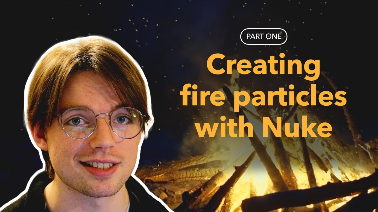 Creating fire with particles in Nuke - Part 1 w/@nodesarentscary