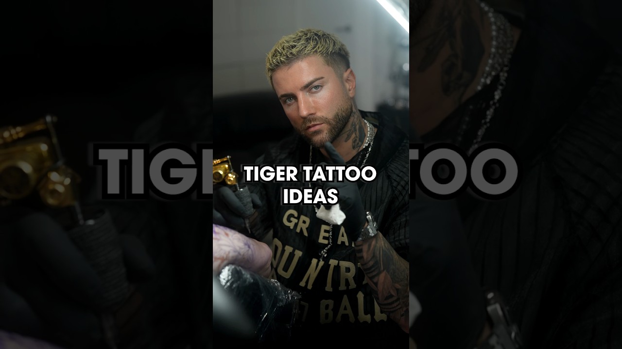 Tiger Tattoo Ideas 🐅 #tattooartist #tiger #shorts