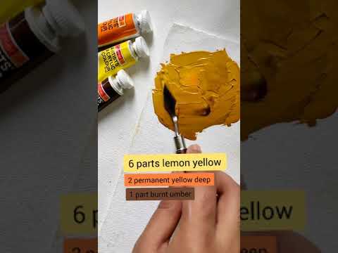 Mustard yellow | Colour mixing