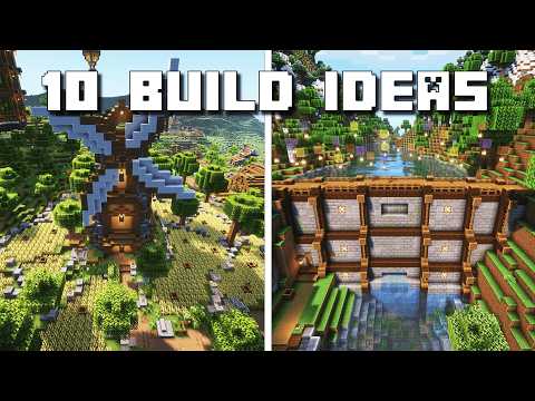 10+ Build Ideas for your Minecraft Survival World | 1.21