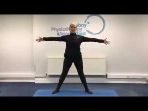 Pilates - Standing Saw exercise