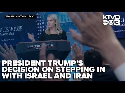 The world awaits President Trump's airstrike decision, which will take place within the next 2 weeks