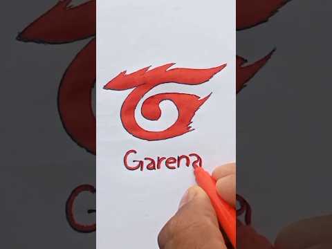 Draw the free fire logo #art