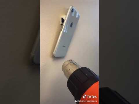 Easiest way to remove glue from the wall without damage