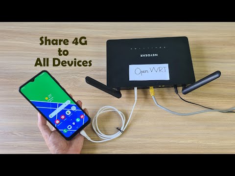 OpenWRT : Share Internet from Phone to Router via USB