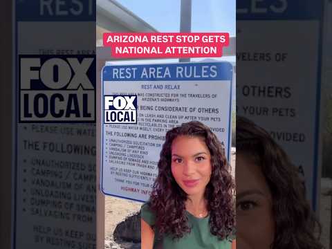 Arizona rest stop receives national attention | FOX 10 Phoenix