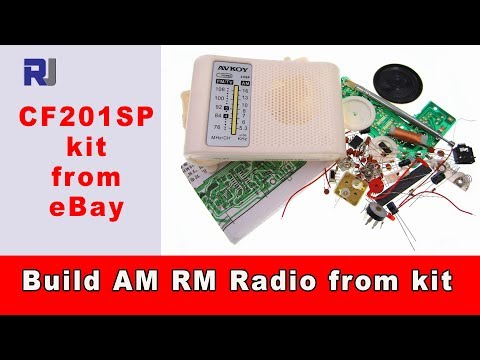 Build AM FM Radio Receiver DIY kit CF210SP