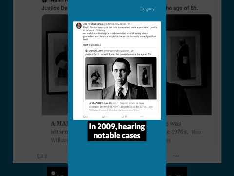 Remembering Justice David Souter and His Legacy