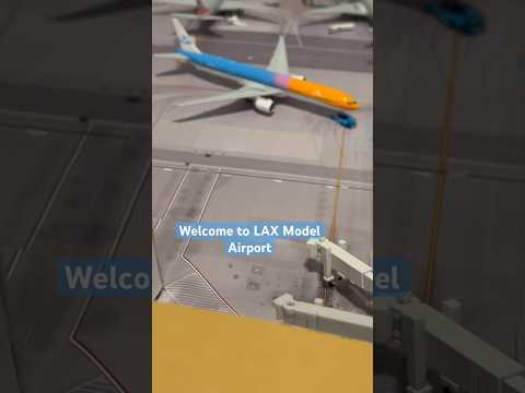 Welcome to LAX ✈️ #airplane #airport #travel #flying #modelairplane #pilot #fyp