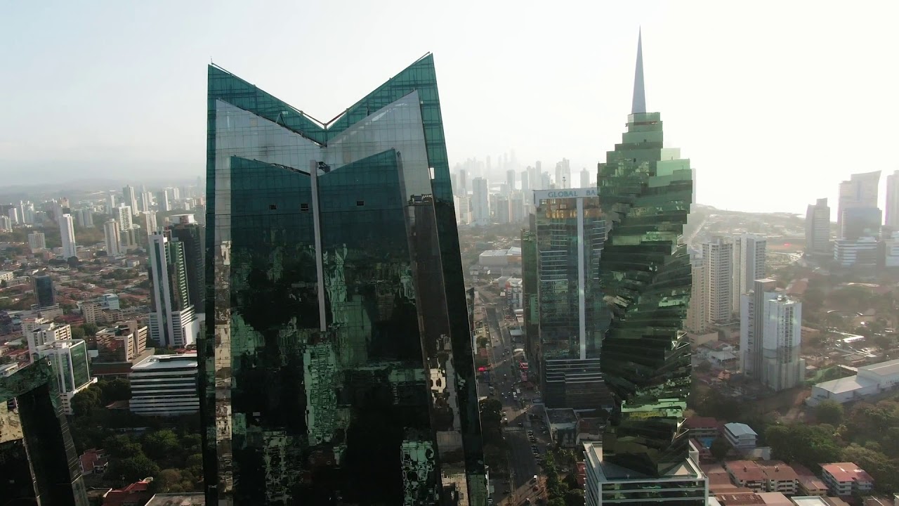 Two Modern Buildings, No Copyright Free Video to use