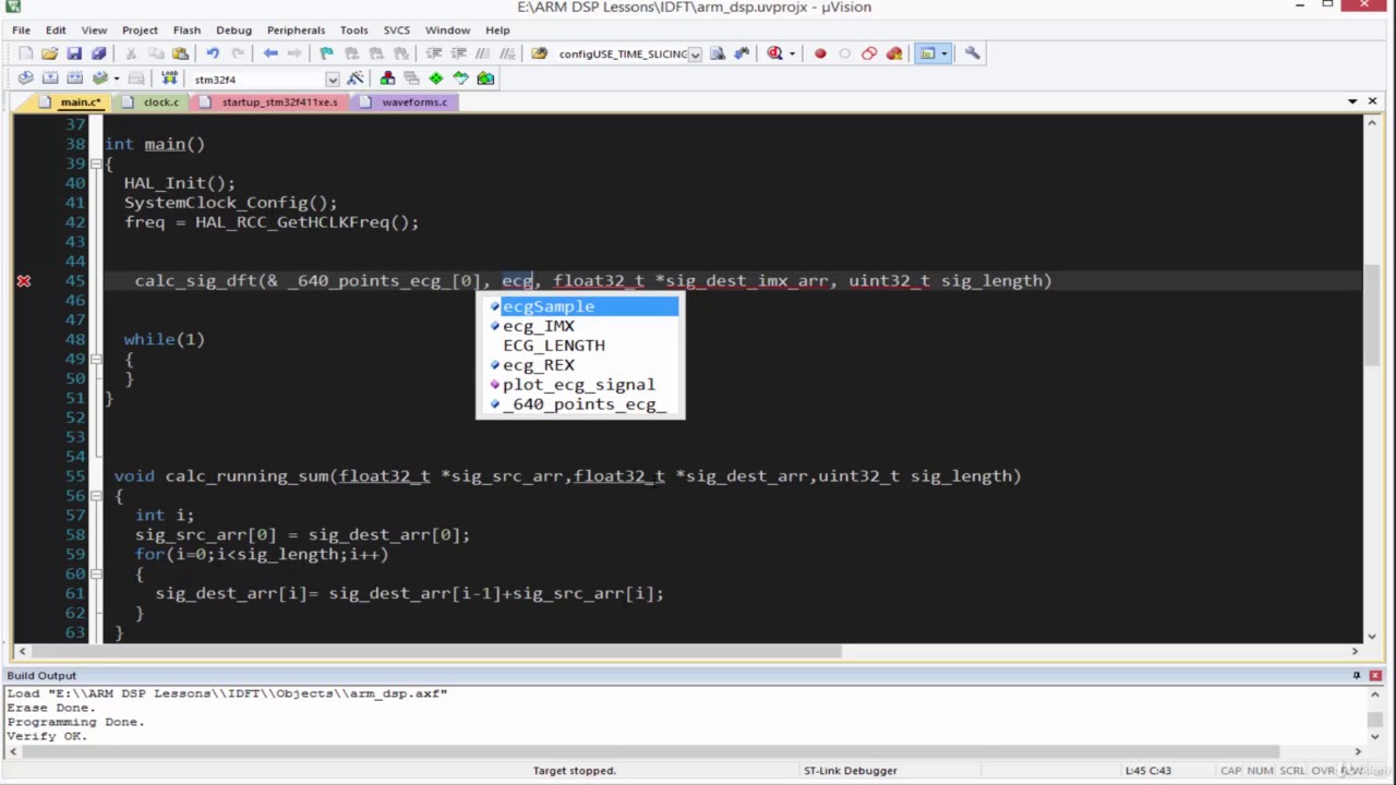 Computing the IDFT of an ECG signal on an ARM Cortex-M4 (Part 2)