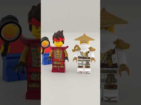 LEGO Ninjago Minifigures Kai and Master Wu from Set 71846 and 71847 #lego #legoninjago
