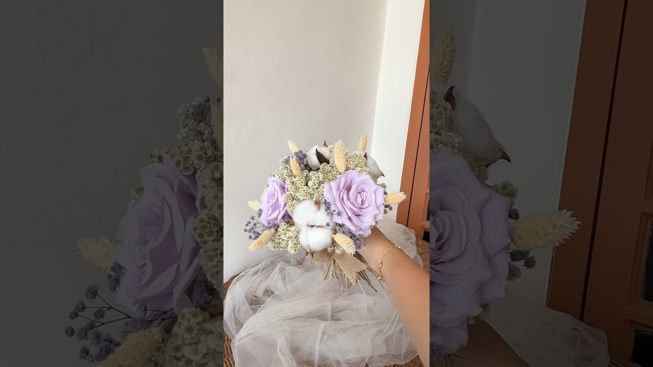 Thankyou for supporting us 🤗 #edelweiss #weddingbouquet #bouquettutorial #bouquetedelweis #buket